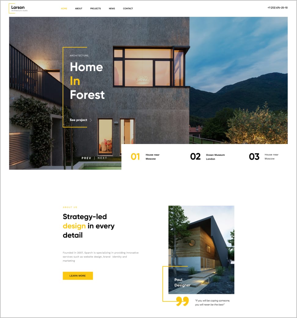 Larson Architecture | Intro